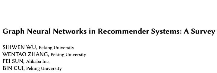 Graph Neural Networks in Recommender Systems 综述笔记 - 知乎