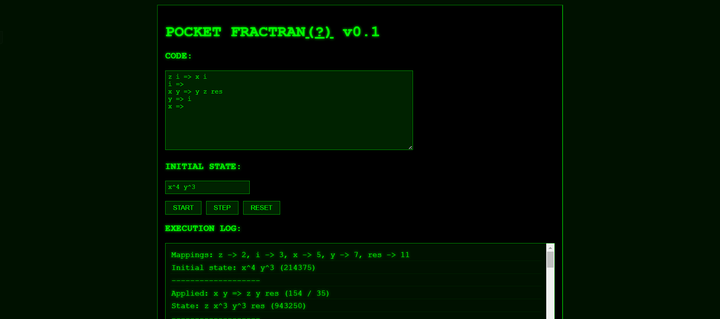 一个 Fractran 解释器 - 知乎
