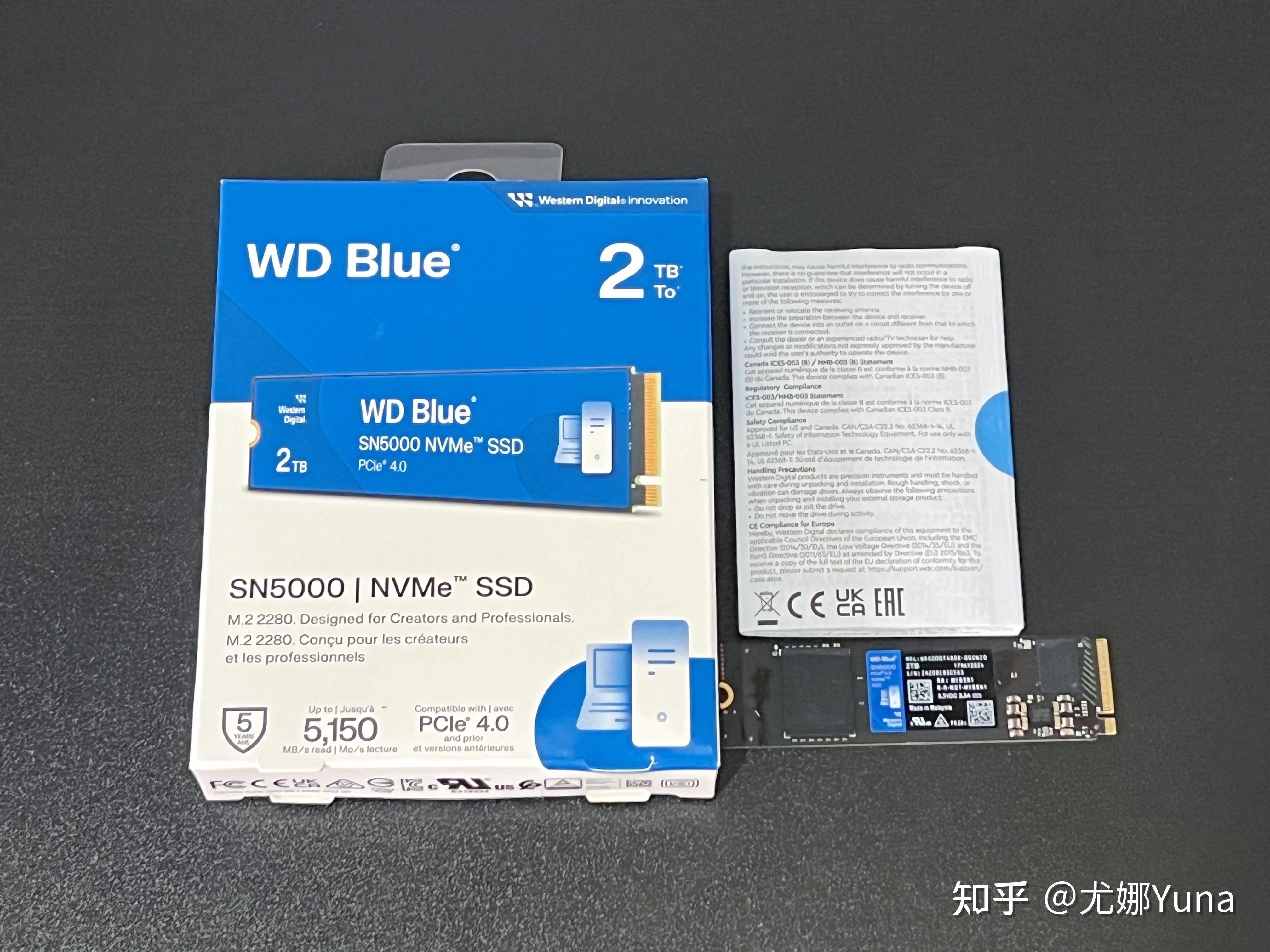 【体验】蓝盘家族新成员——WD BLUE SN5000上手 - 知乎