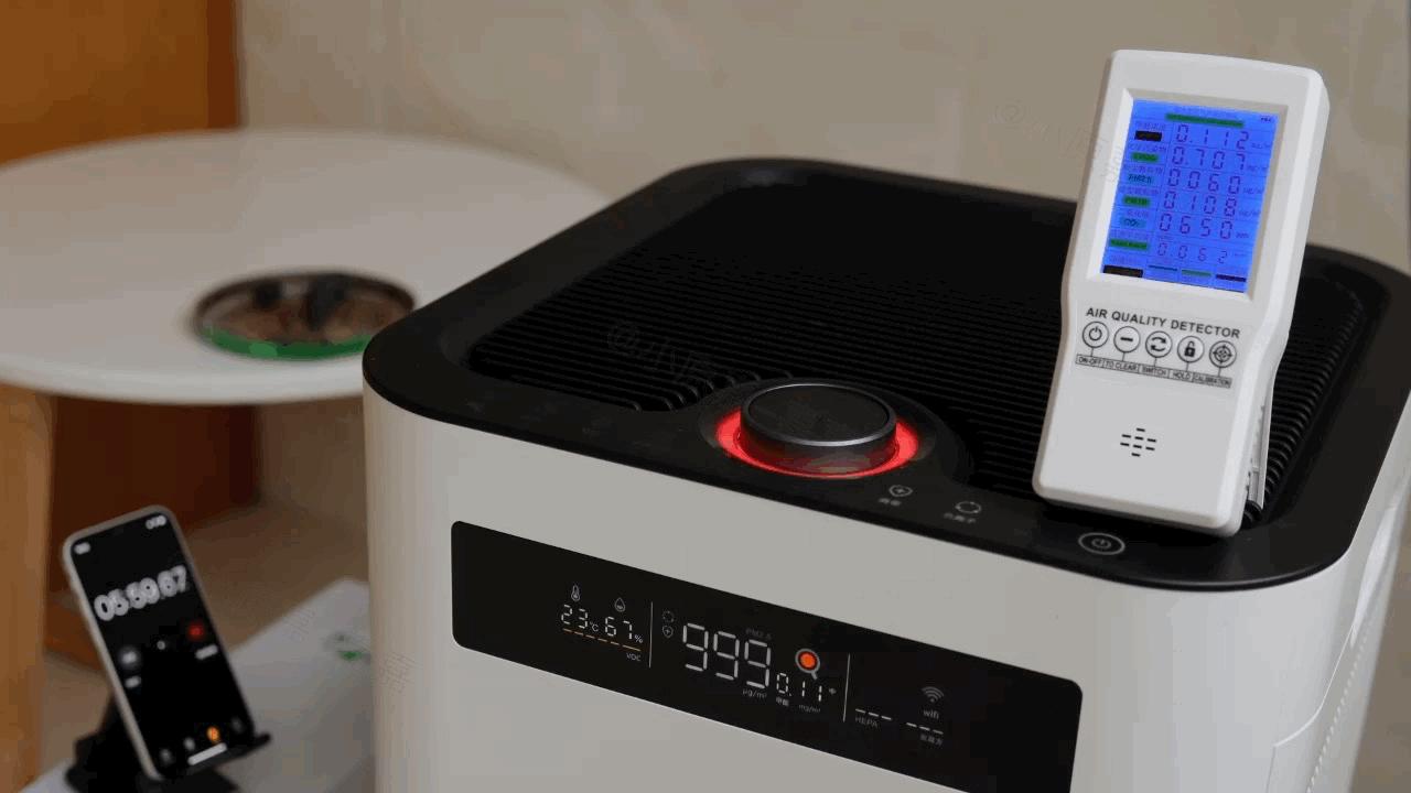 IAM空气净化器M8pro值得入手吗？炭魔方滤网实测+除甲醛+净化PM2.5深度长文测评 - 知乎