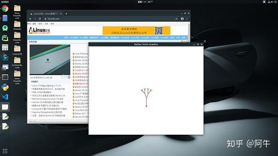 Python Turtle画分形树理解递归 - 知乎