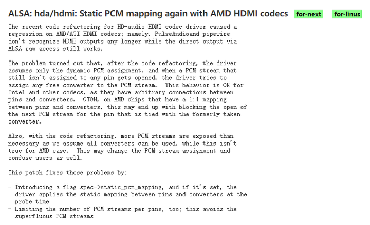 Linux 6.1 正在修复 AMD HDMI 音频被破坏的问题 - 知乎