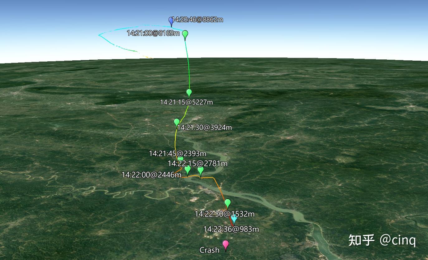 事故近两年后，深度分析东航MU5735航班的ADS-B数据 - 知乎
