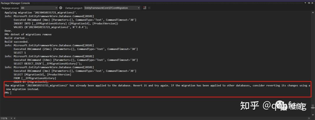 6：Entity Framework Core-Migrations - 知乎