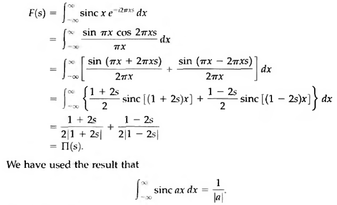 sinc(x)的傅里叶变换成rect(x)的计算细节是怎样的？ - 知乎