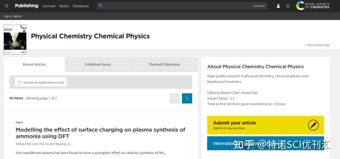药物化学、有机化学领域的学术期刊有哪些？ - 知乎