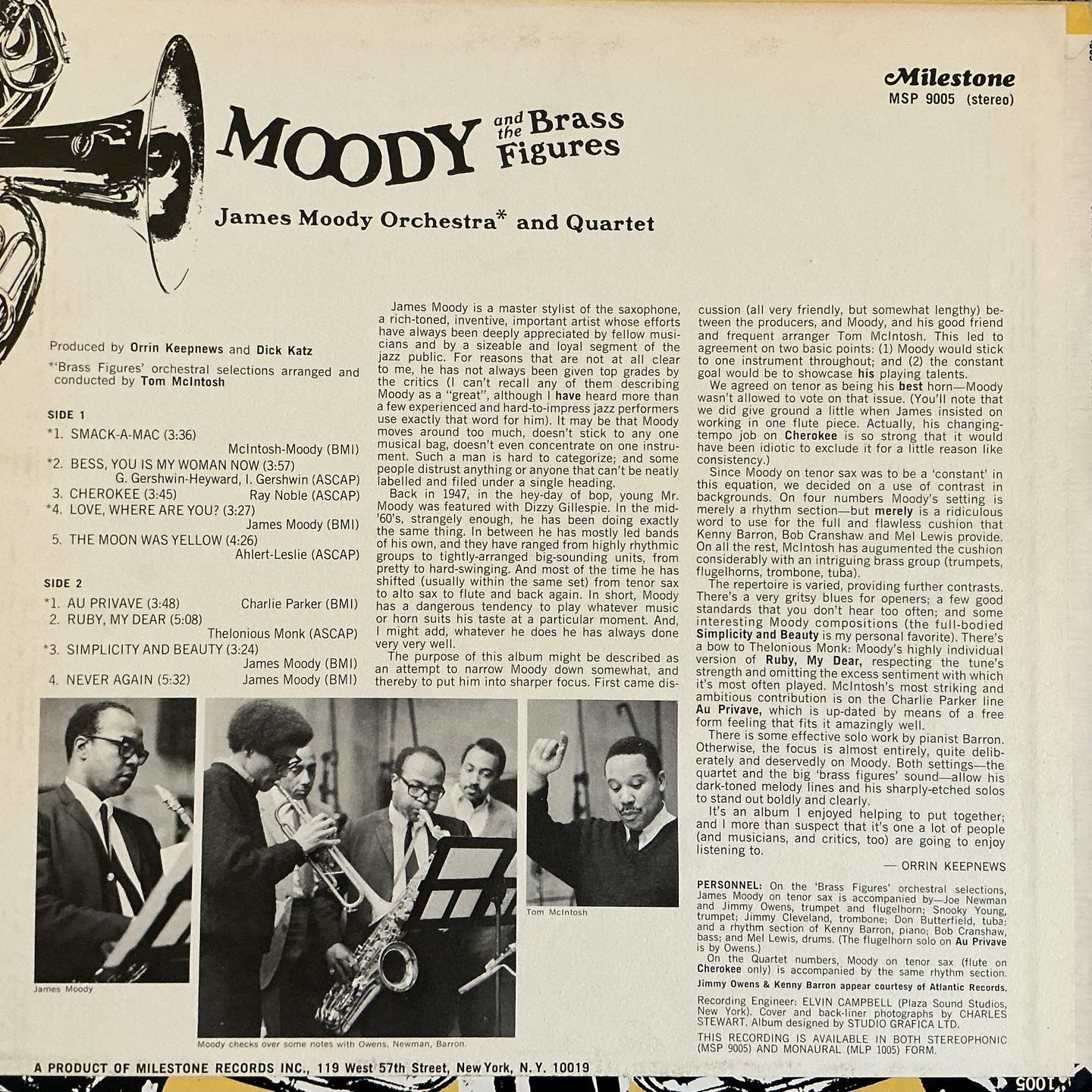 James Moody - Moody And The Brass Figured - 知乎
