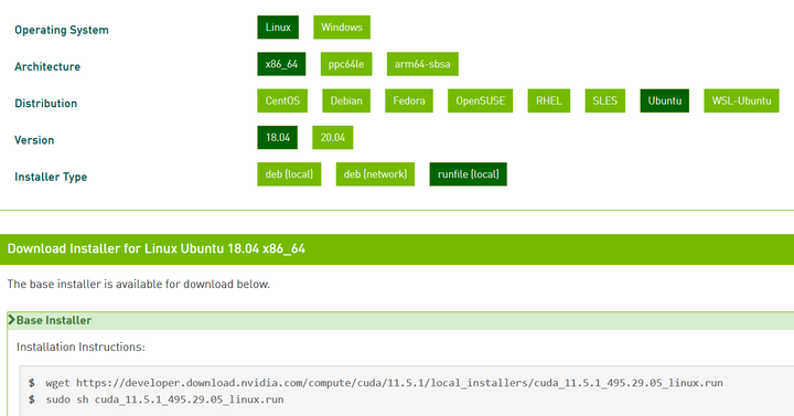 ubuntu 安装cuda11.5+cudnn8.3.1 - 知乎
