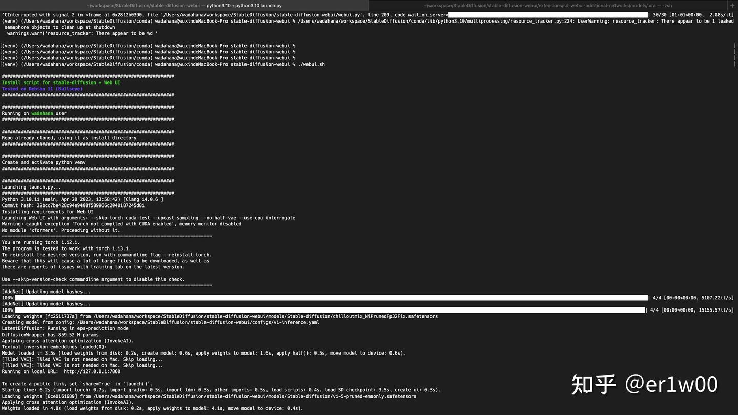 MacOS 安装Stable Diffusion - 知乎
