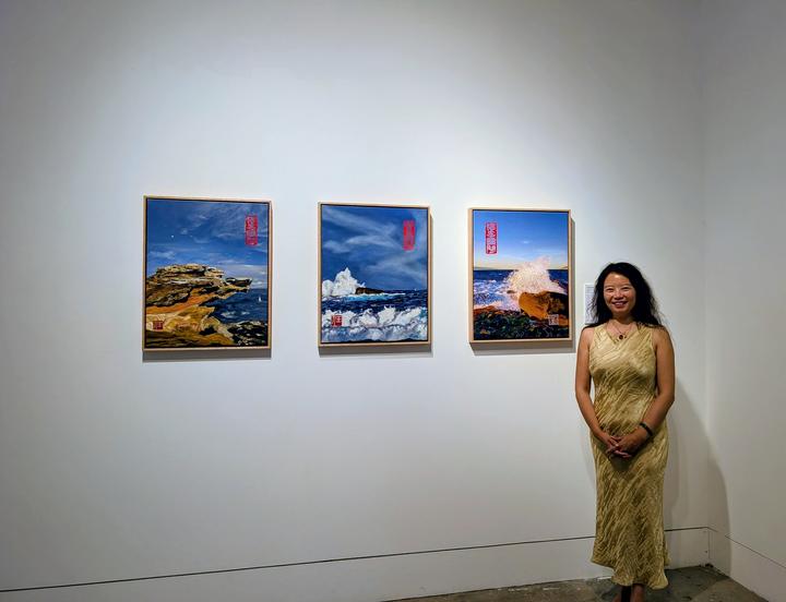 任静敏（Jingmin Ren）悉尼邦迪阁展出《心印流年 – Bondi系列》：东方哲学与海岸能量 - 知乎