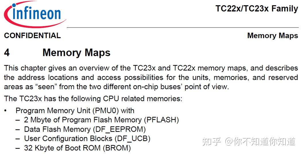 【AURIX] 英飞凌 TC2xx的存储架构以及函数、变量的工程实践，Memory - 知乎