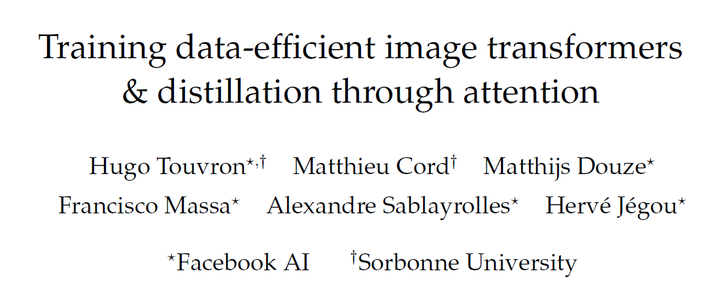 [论文笔记]Training data-efficient image transformers - 知乎