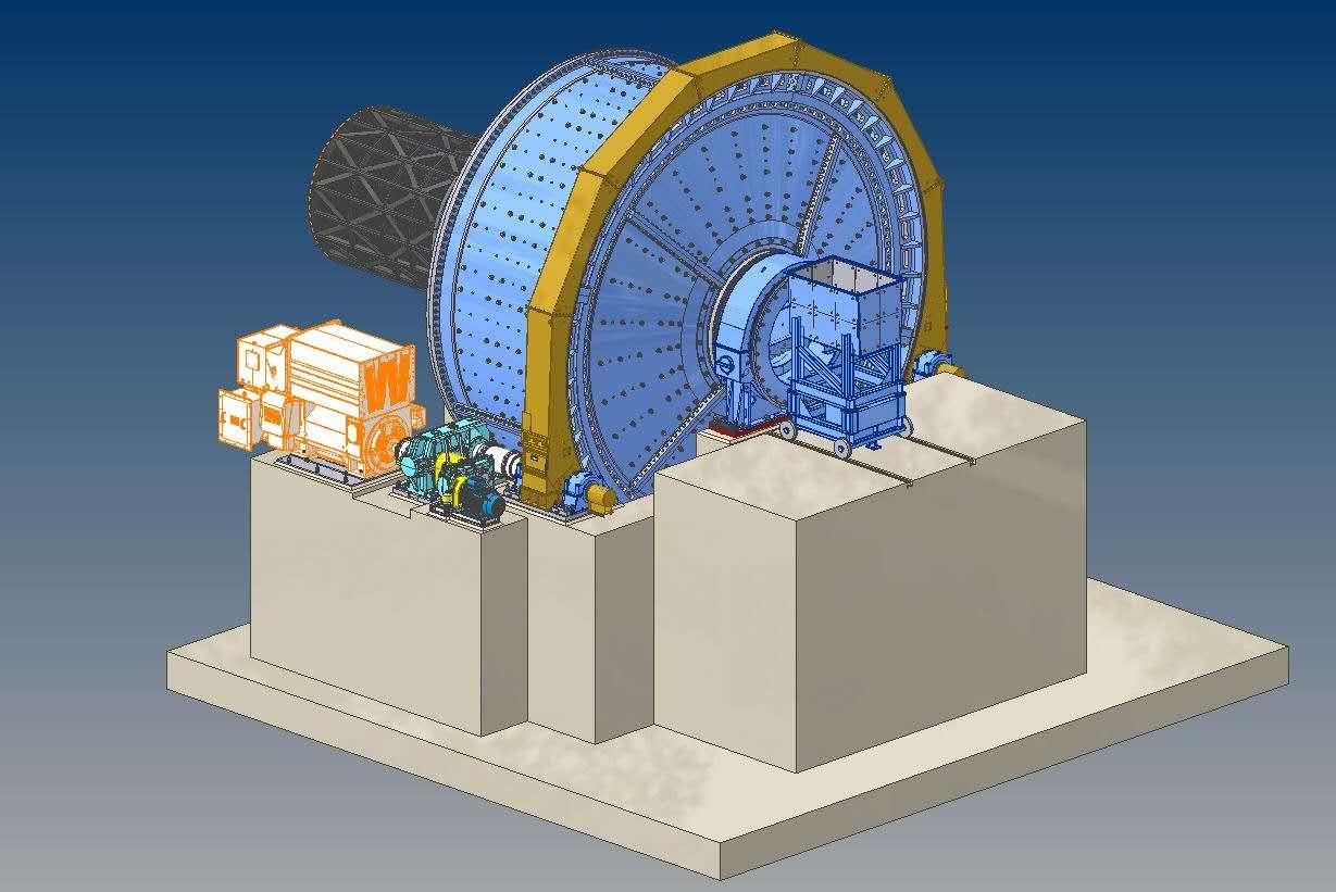 METSO SAG Mill DIAMETER 34'X16'/32'X14'/28'X16'半自磨机图纸(2d+3D) - 知乎