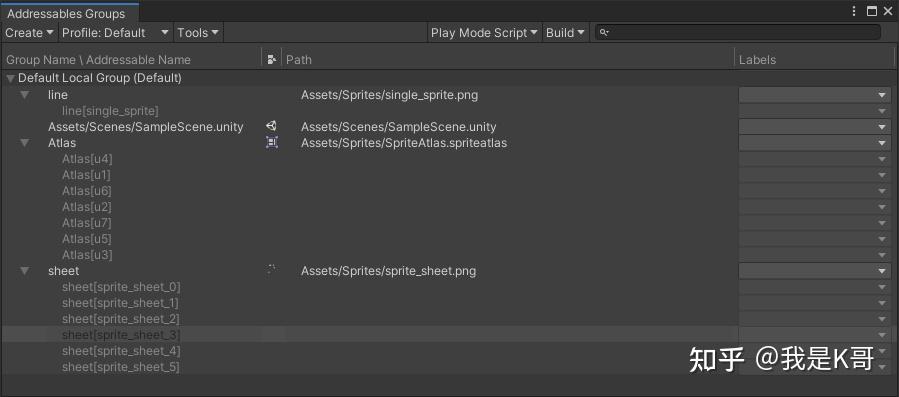 Unity Addressables文档（2.3 Groups 概览） - 知乎