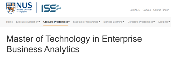 NUS EBAC 项目体验 - 知乎