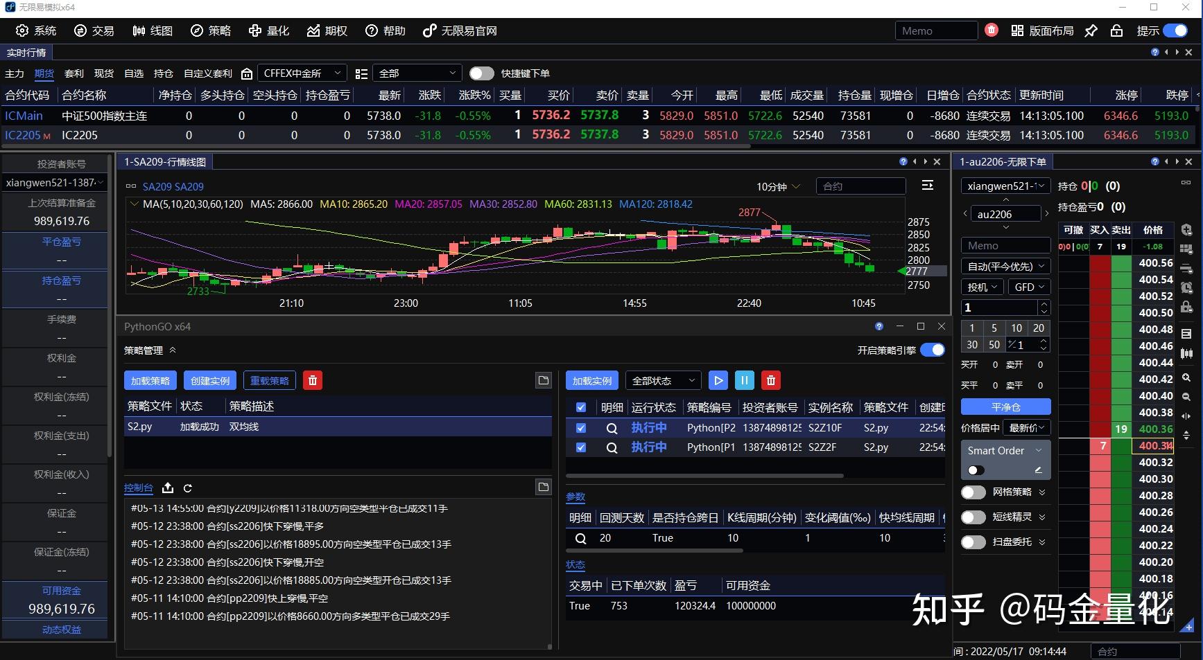 期货量化交易软件有哪些？ 知乎