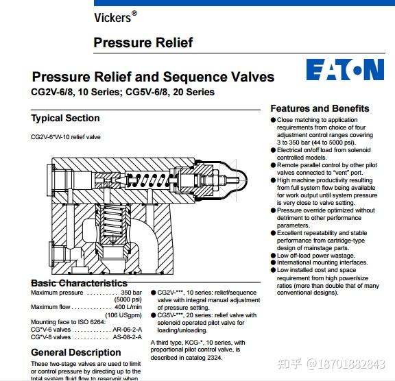 威格士VICKERS溢流阀CG2V-6BW-10 CG2V-6FW-10 F3-CG2V-6GW-10 CG2V-8GW-10 CG2V-8FW-10 CG2V-8BW-10样本 - 知乎