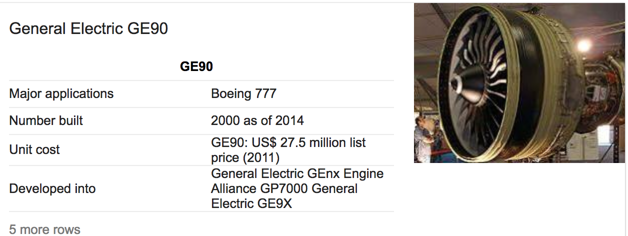 航空发动机 GE90 的造价、售价是多少？ - 知乎