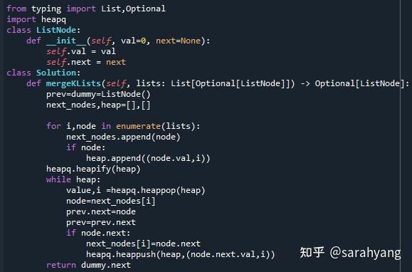Leetcode 23 Merge k Sorted Lists - 知乎