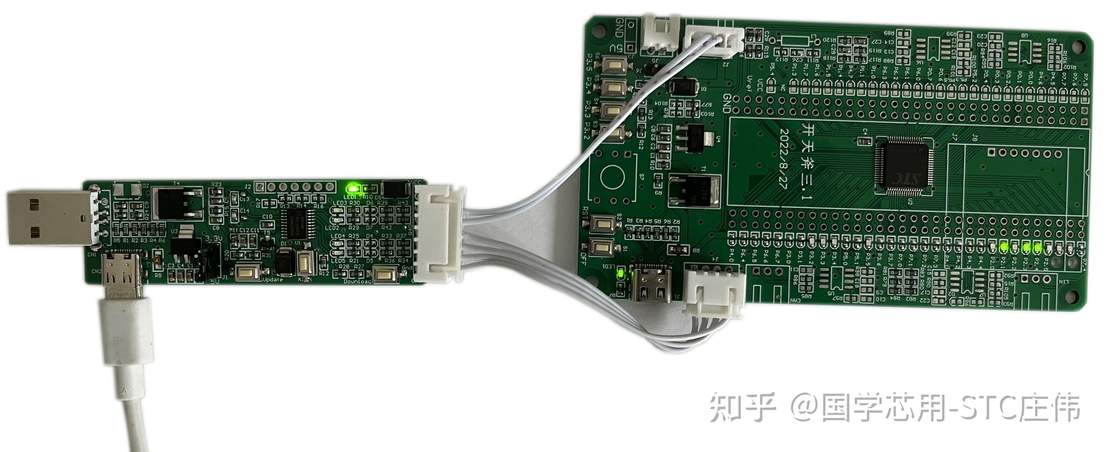 用STC一箭双雕之USB转双串口仿真STC8系列MCU - 知乎