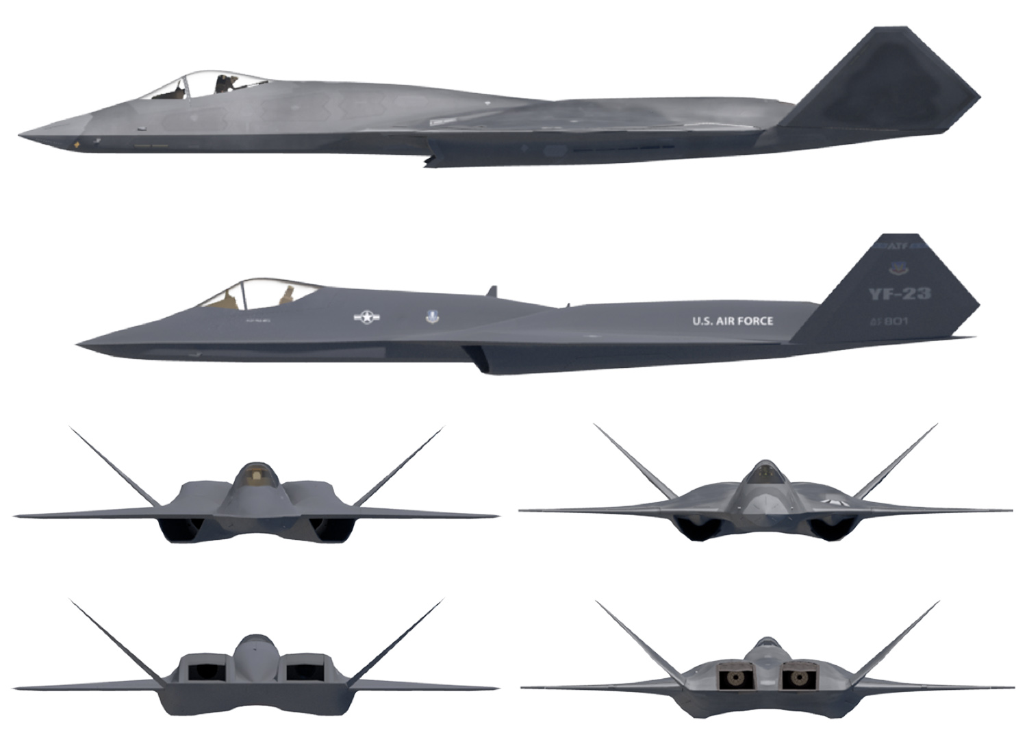 如果当年YF23获胜的话现在的F23将会是怎样的一架飞机？ - 知乎