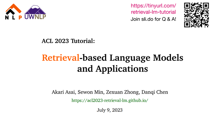 [ACL'23 Tutorial] Retrieval-based LMs学习笔记 - 知乎