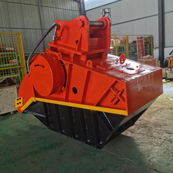 挖掘机破碎斗 粉碎石头水泥块挖斗 - 知乎