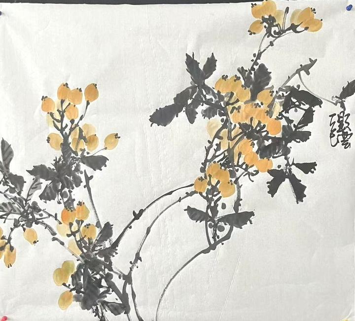 国画枇杷的画法步骤 - 知乎