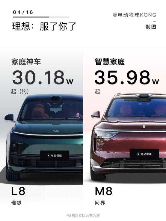 问界M8正式上市35.98万起，理想：服了你了.. - 知乎