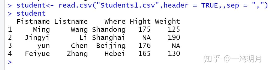 R语言数据的导入（二）：read.csv() - 知乎