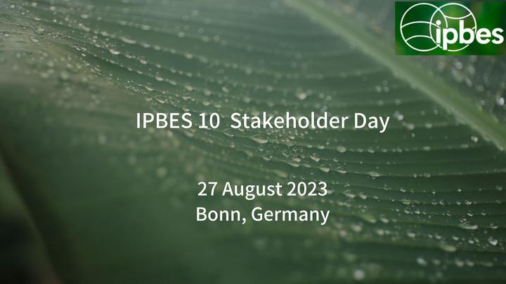 2023 IPBES 10 利益相关者日直播倒计时！ - 知乎