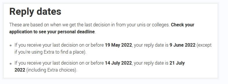 【英国留学｜UCAS offer 接受截止时间提醒!】 - 知乎