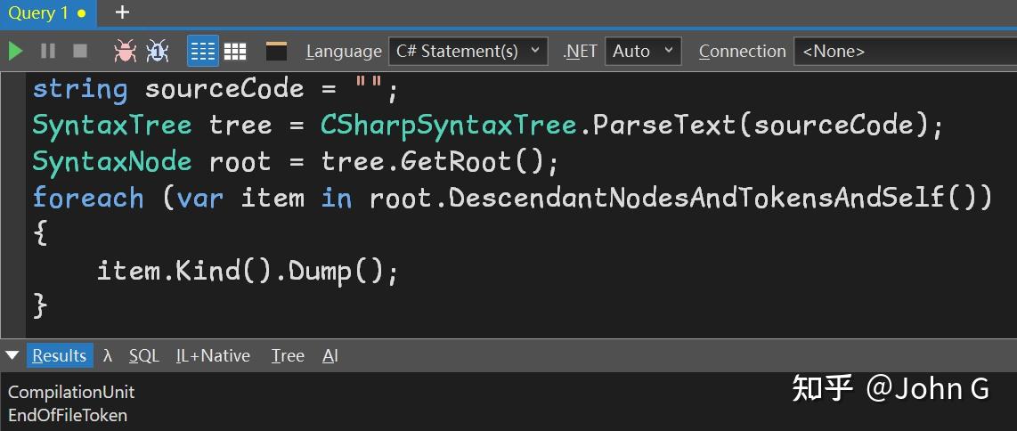 【Roslyn学习笔记-02】认识SyntaxTree(上) - 知乎