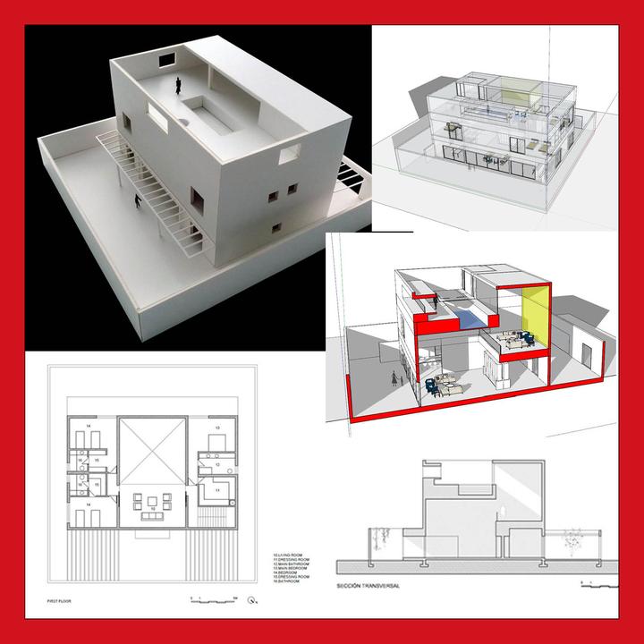 Alberto Campo Baeza-蒙特雷住宅 Domus Aurea--su模型+CAD数据图纸+手工模型 - 知乎