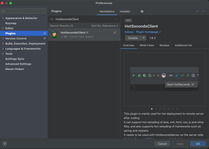 Java远程热部署插件HotSeconds的使用 - 知乎