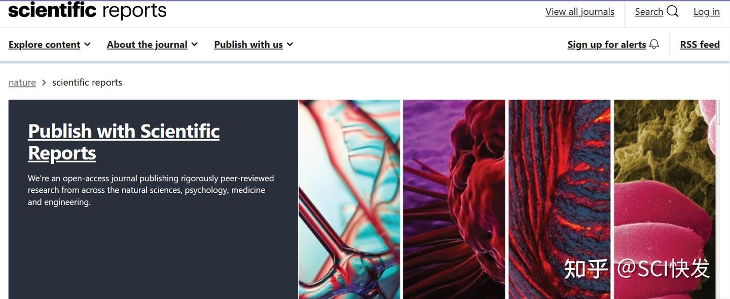 期刊分析|SCI REP-UK 综合性期刊！if=4.6 年发文量巨大 - 知乎