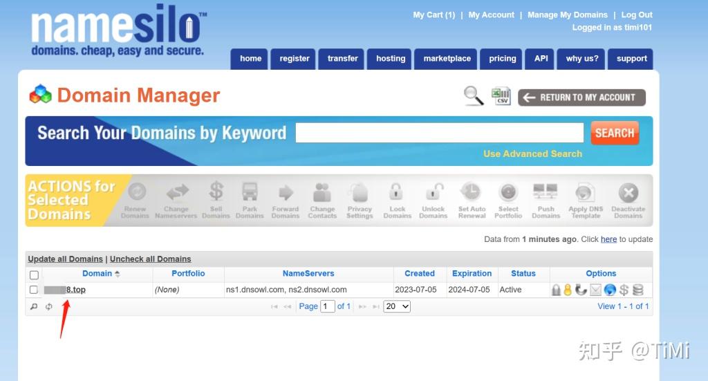 一年只要7块钱的域名-Namesilo注册+解析教程（附优惠码） - 知乎
