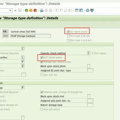 SAP PO收货后LT06报错-No bin types have been assigned to storage unit - 知乎