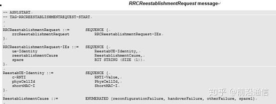 RRC re-establishment 重建流程 - 知乎