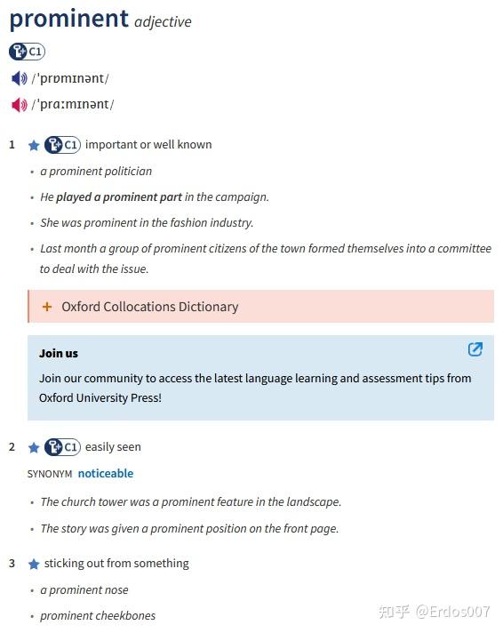 prominent和significant有什么区别？ - 知乎