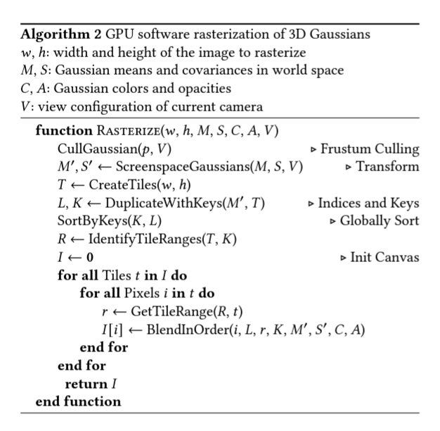 3D Gaussian Splatting CUDA代码解读及数学推导 - 知乎