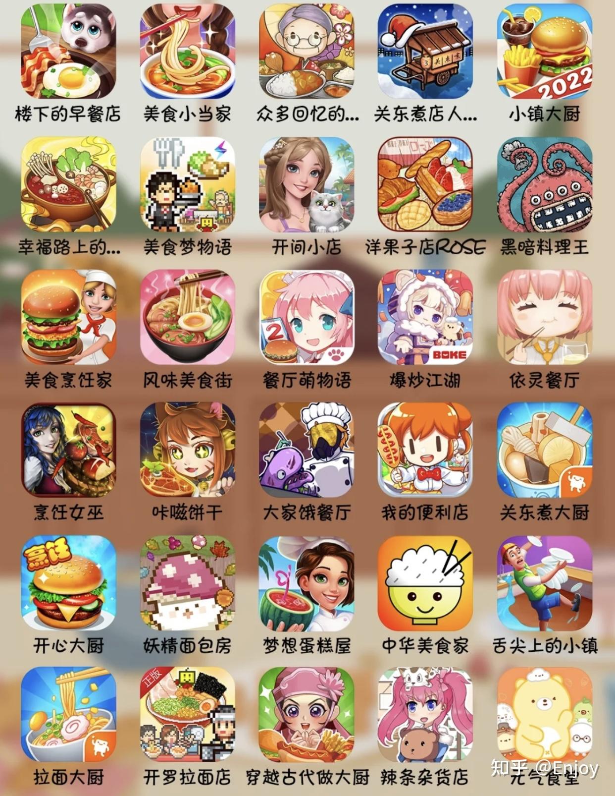 吐血整理!!tap上 ③⓪款美食烹饪游戏合集 - 知乎