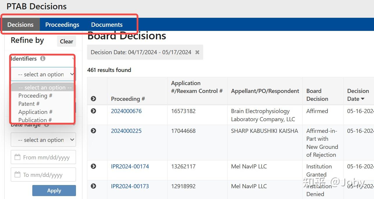 美国专利PTAB信息查询 - 知乎
