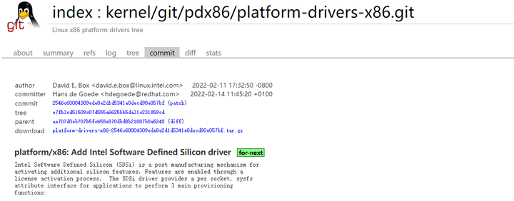 英特尔 SDSi 驱动已排入分支，将第一时间合并至 Linux 5.18 - 知乎