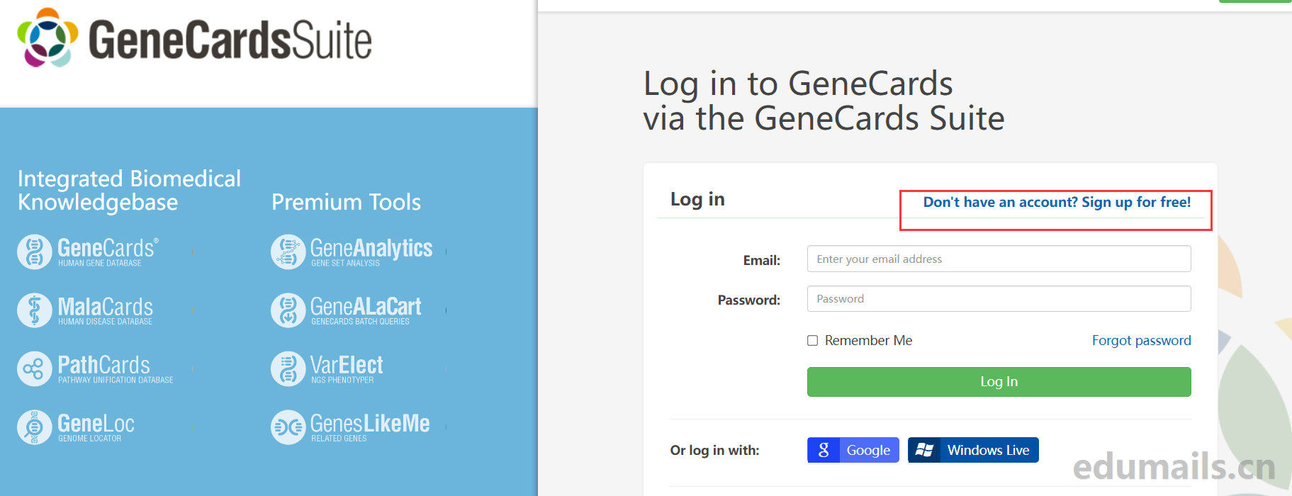 注册了很多次都注册不了GeneCards，要怎么办呀？ - 知乎