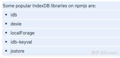 [前端小试牛刀]推荐一个好用的indexdb接入库Dexie - 知乎