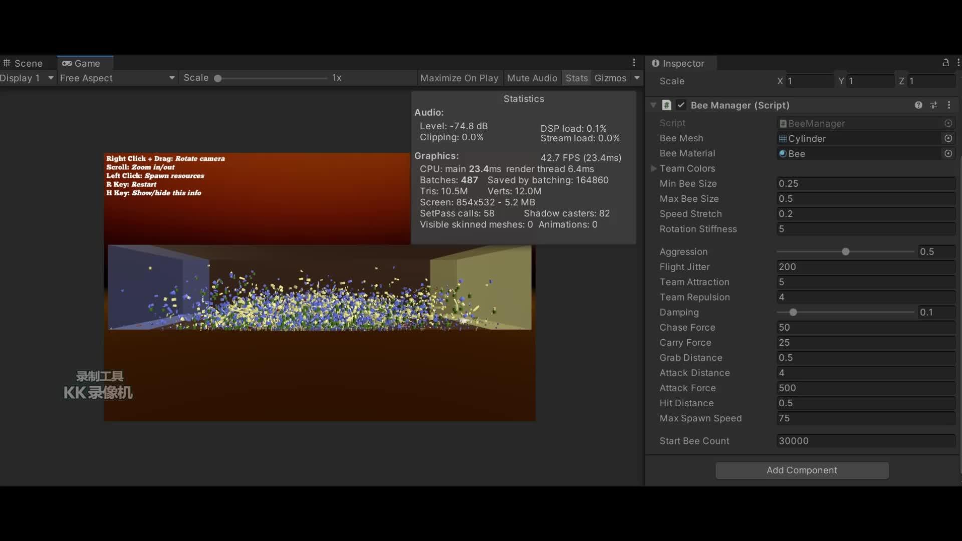 10万蜜蜂同屏作战 UnityECS蜜蜂大战项目实践(附实现前后对比) - 知乎
