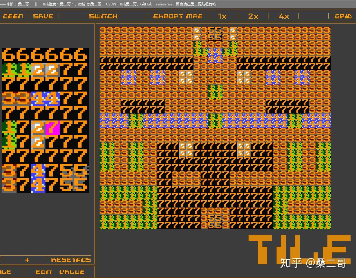 为了开发世嘉MD游戏我写了个Tile地图编辑器 - 知乎