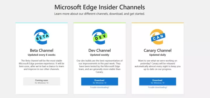 Edge Chromium 内核版正式开放测试，快去下载啊！！ - 知乎