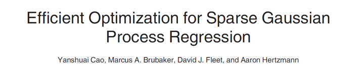 《读书笔记》Efficient optimization for sparse GPR - 知乎